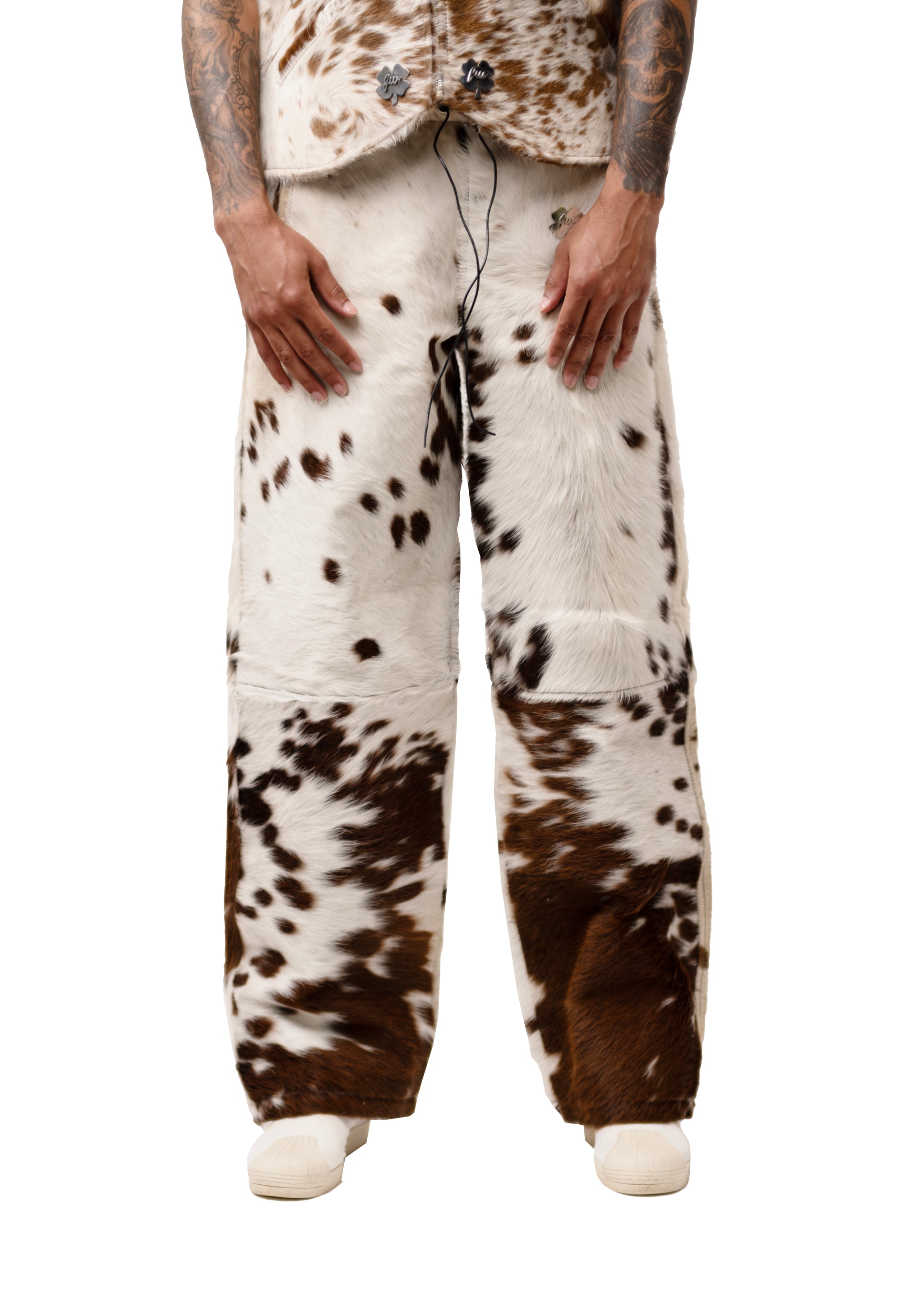 Blue Leather Pants | Filthy Wealth Clothing
