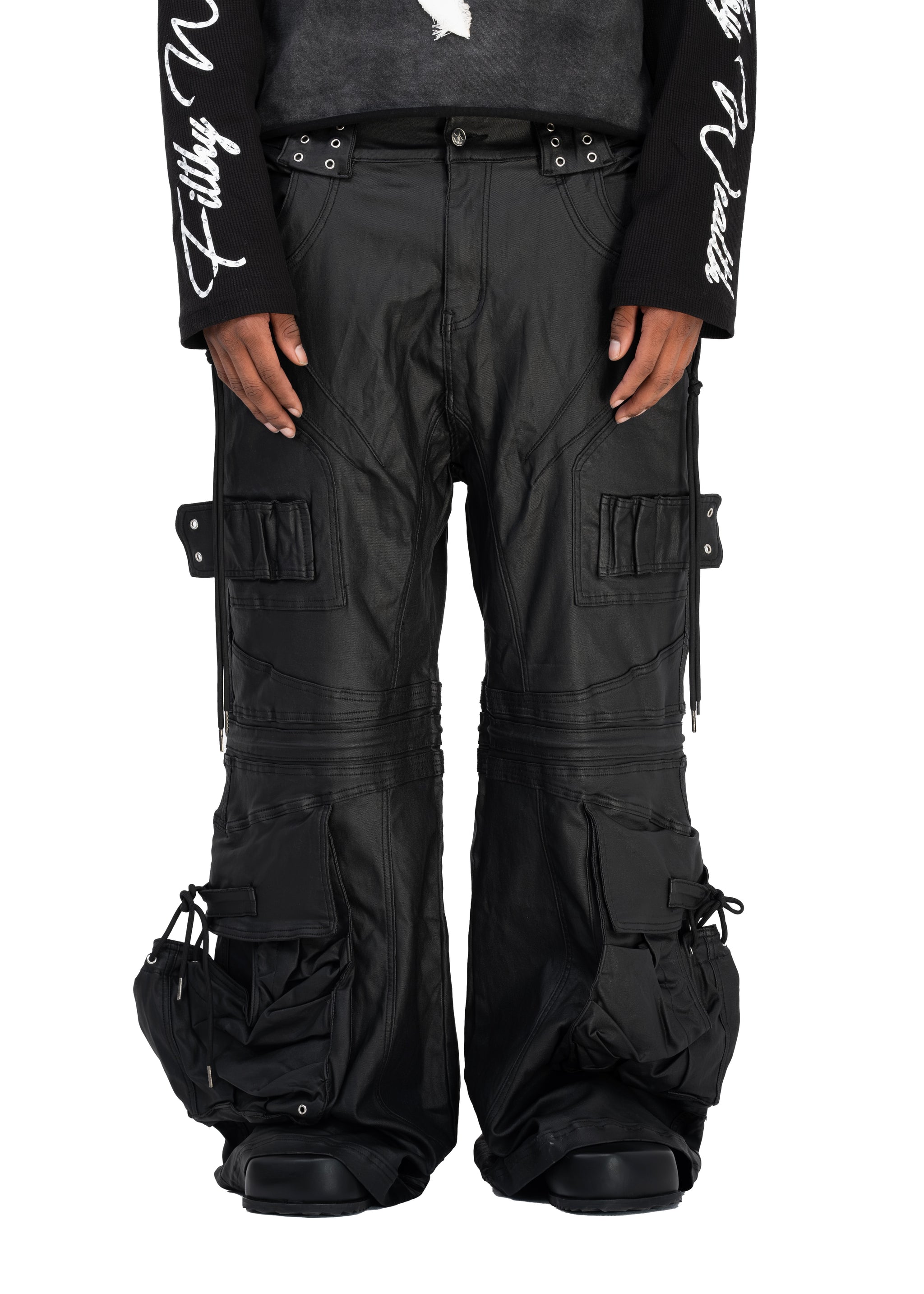 Blue Zipper Denim Pants | Filthy Wealth Clothing