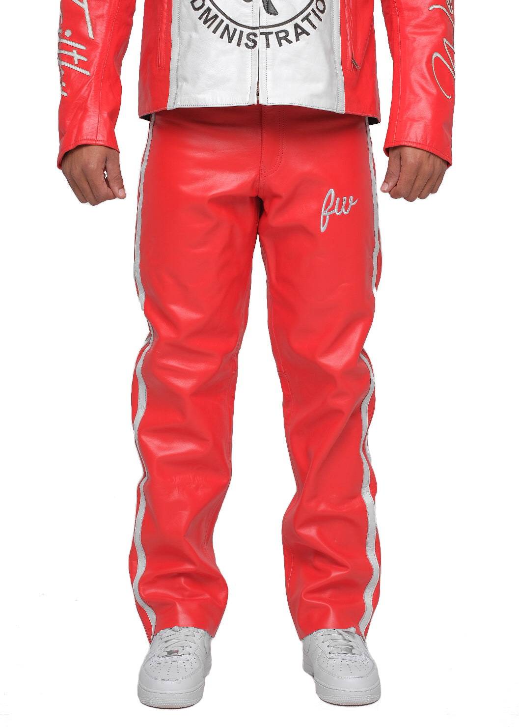 Red Leather Pants | Filthy Wealth Clothing