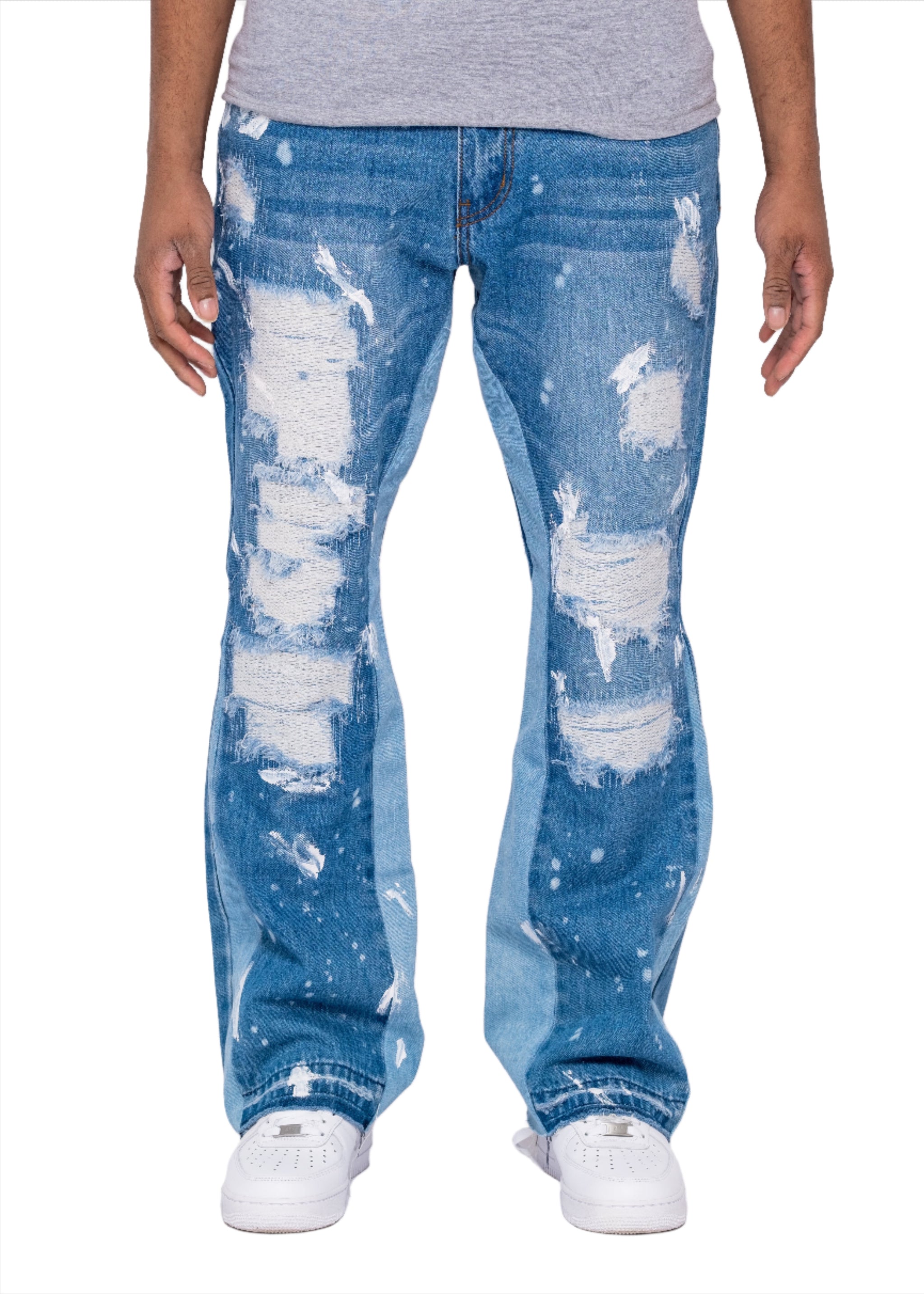Flare Denim Pants | Filthy Wealth Clothing
